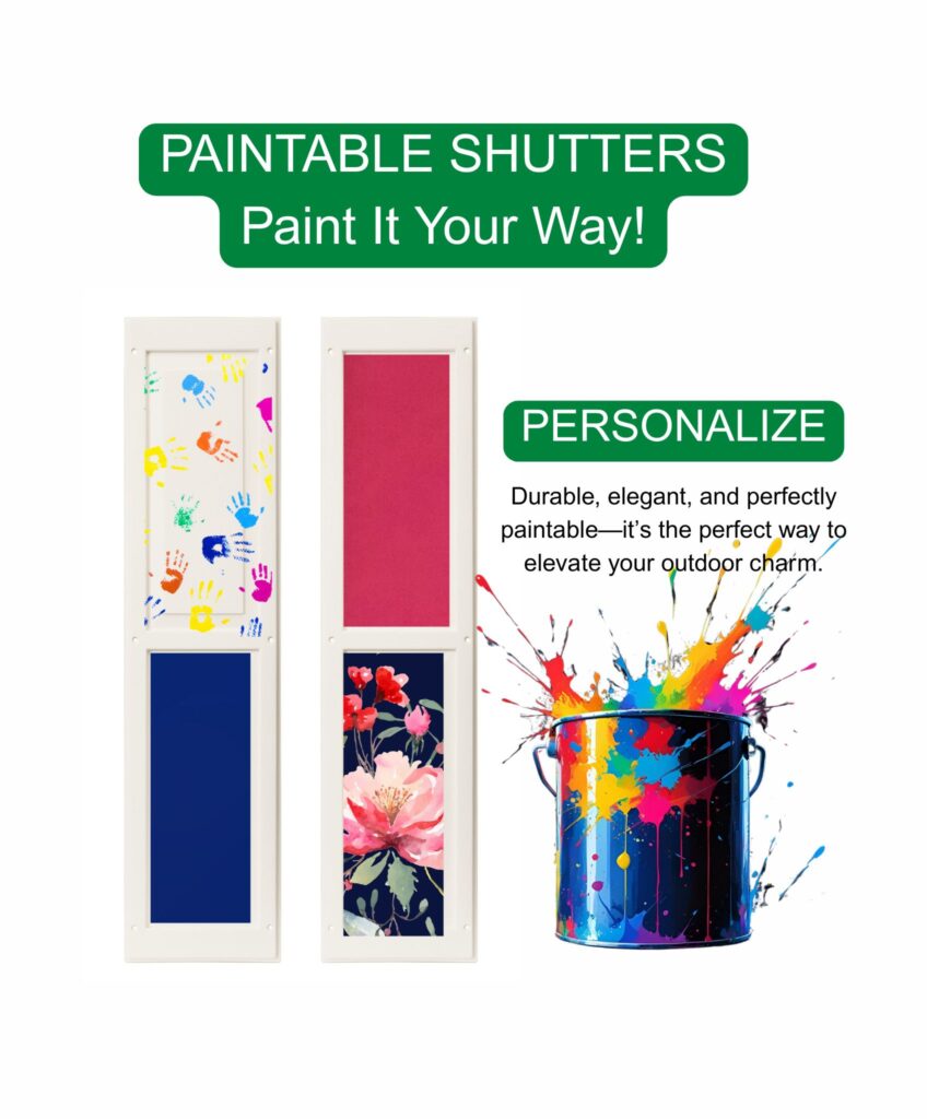 Apple Raised Panel Shutters - Apple Outdoor Supply